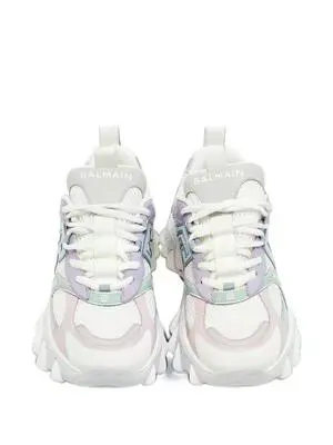 Balmain B-east Pb Panelled Sneakers