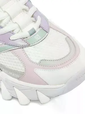 Balmain B-east Pb Panelled Sneakers