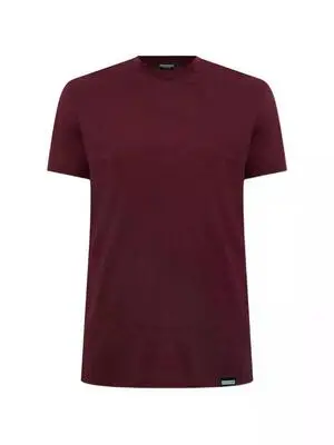 Dsquared2 Logo-patch Crew-neck T-shirt - Red
