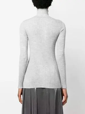 Brunello Cucinelli Rib-knit Wool Roll Neck Sweater
