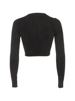 Gucci Rib-knit Cropped Cardigan