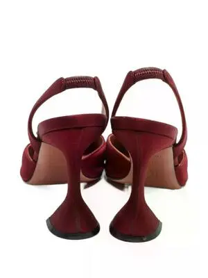 Amina Muaddi Begum Flared Slingback Pumps