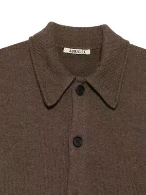 Auralee Fine-knit Wool Cardigan