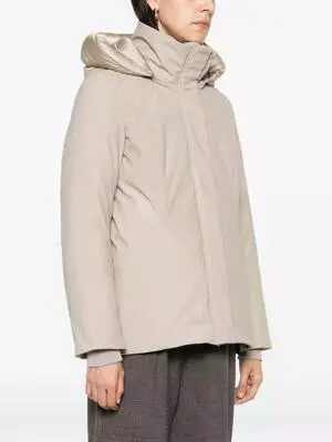BOMBOOGIE Hooded Quilted Jacket