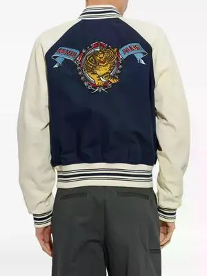 Kenzo Jumping Tiger Logo-embroidered Bomber Jacket