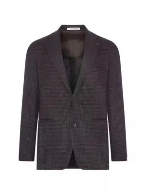 Tagliatore Micro-check Single-breasted Blazer