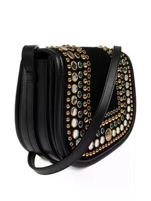 Etro Embellished Suede Shoulder Bag