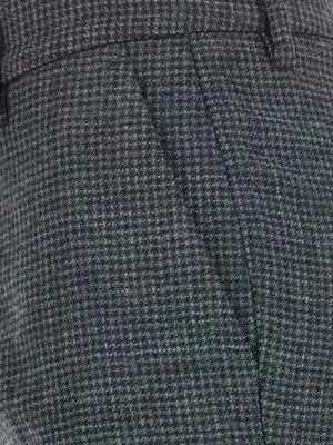 GRIFONI Houndstooth Wool Trousers