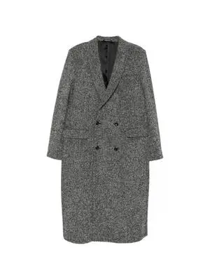 Emporio Armani Faux-pocket Double-breasted Coat