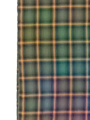 SONG FOR THE MUTE Check-pattern Padded Scarf