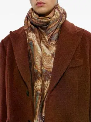 Etro Paisley Raw-edge Scarf