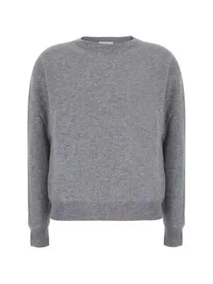 SOLOCASCMIR Crew-neck Ribbed-trim Sweater