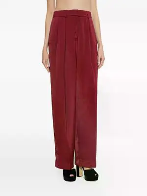 Michael Kors Satin Pressed-crease Trousers