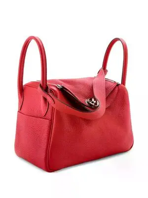 Hermès Lindy Bag Clemence 26 Shoulder Bag - Red