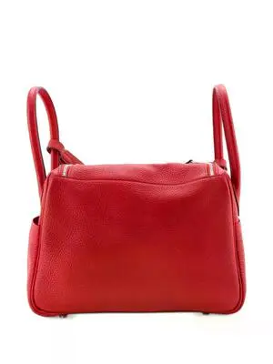 Hermès Lindy Bag Clemence 26 Shoulder Bag - Red