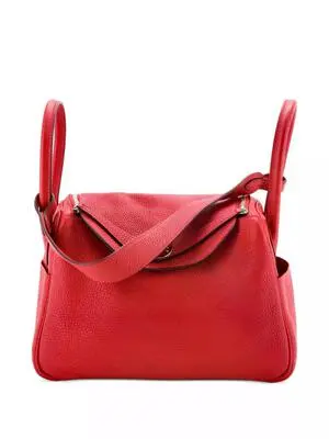 Hermès Lindy Bag Clemence 26 Shoulder Bag - Red