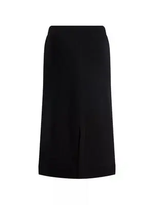 MOORER Menciasth Drawstring-waist Slit Midi Skirt