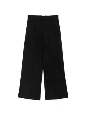 Jacquemus Pressed-crease Wide-leg Trousers