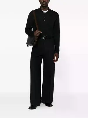Jacquemus Pressed-crease Wide-leg Trousers
