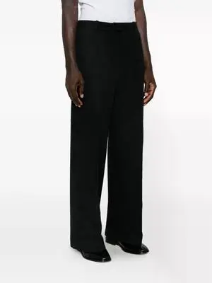 Jacquemus Pressed-crease Wide-leg Trousers