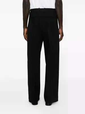 Jacquemus Pressed-crease Wide-leg Trousers