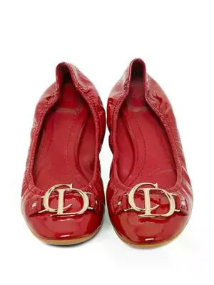 Dior Cd Scrunch Ballet Flats