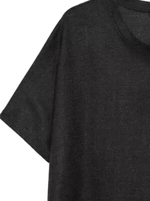 Dusan Crew Neck Flannel Top
