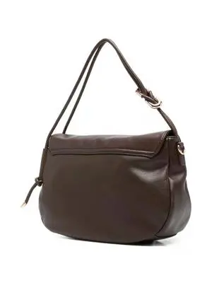 CAFÈNOIR Logo-plaque Grained-texture Shoulder Bag