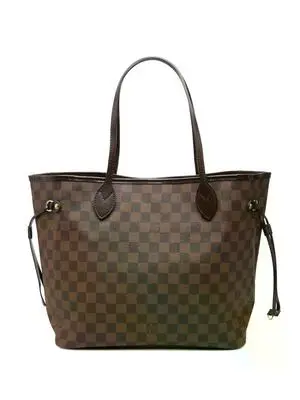 LOUIS VUITTON 2011 Damier Ebene Neverfull Mm Tote Bag - Brown