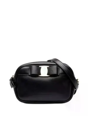 FERRAGAMO 2010-2026 Smooth Calfskin Vara Bow Camera Bag Crossbody Bag