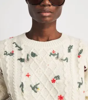Khaite Cashmere Cable-knit Elias Sweater