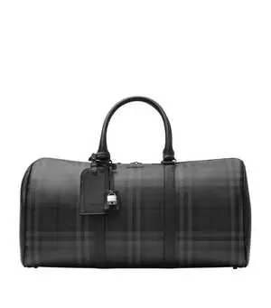 Burberry City Check Holdall - Grey
