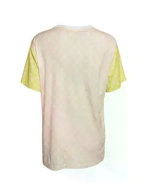 LOUIS VUITTON Monogram Print Chain-link T-shirt