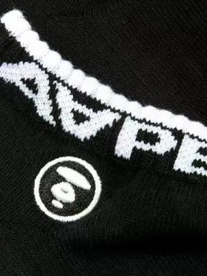AAPE BY *A BATHING APE Moonface-patch Ankle Socks