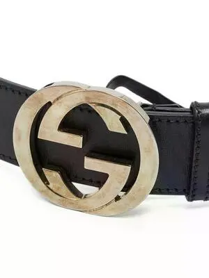 Gucci Interlocking G Leather Belt