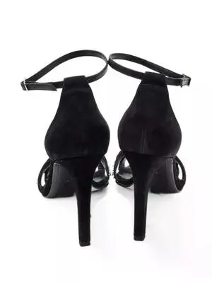 Hermès Premiere 70 Glitter-embellished Sandals