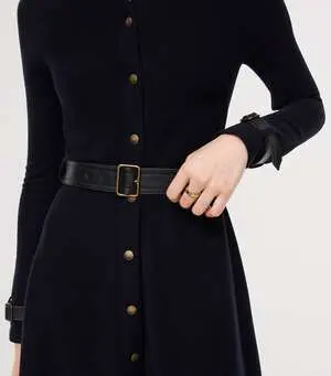 Burberry Wool Midi Shirt Dress