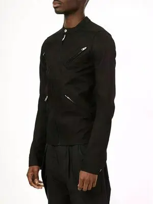 Rick Owens Band Collar Jacket