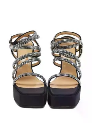 Mach & Mach Sydney Crystal-embellished Sandals
