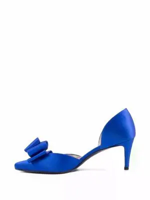STUART WEITZMAN Bow-detail Pointed-toe Pumps