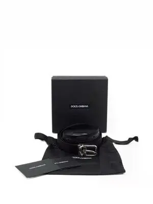 Dolce & Gabbana Leather Buckle Belt