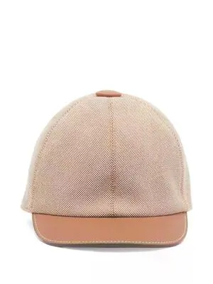 Hermès Haras Plein Air Canvas Cap - Neutrals