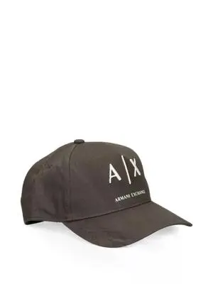 Armani Exchange Logo-embroidered Baseball Cap - Grey