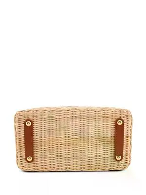 LOUIS VUITTON 2021-2026 Mini Rattan And Smooth Calfskin Capucines Satchel