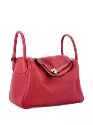 Hermès Lindy Bag Clemence 30 Shoulder Bag - Pink