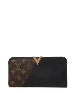 LOUIS VUITTON 2016 Monogram Kimono Wallet Long Wallets - Black