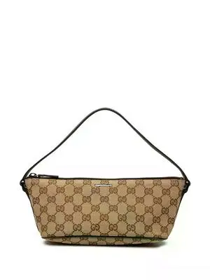 Gucci 2000-2015 Gg Canvas Boat Shoulder Bag - Neutrals