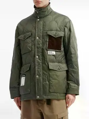 Izzue Quilted Corduroy-collar Jacket