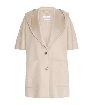 Max Mara Cashmere Hooded Cape