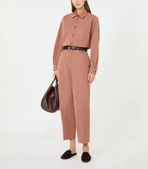 Max Mara Elasticated-waist Tapered Trousers
